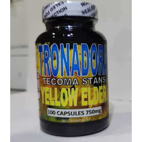 Tacoma Stans Trumpet Yellow Elder bells, Tronadora capsules